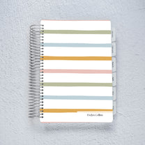 The Works Stripes - Vertical Weekly Planner Personalized - Colibri Paper Co