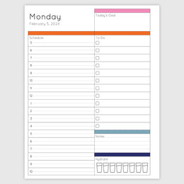 The Works Blossom - Daily Planner Personalized - Colibri Paper Co