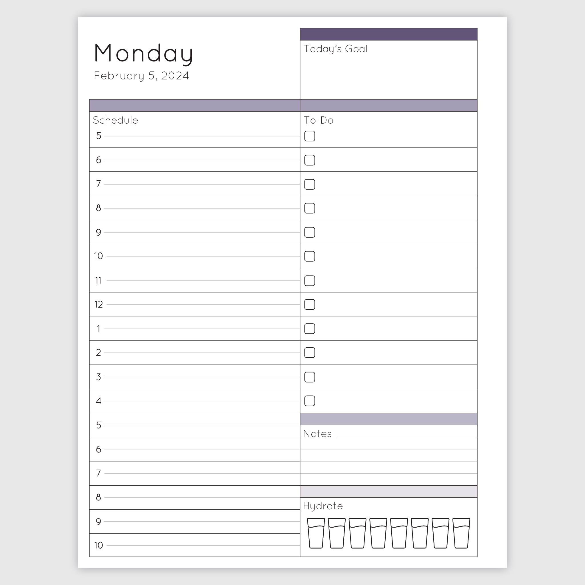 The Works Colibri - Daily Planner Personalized - Colibri Paper Co