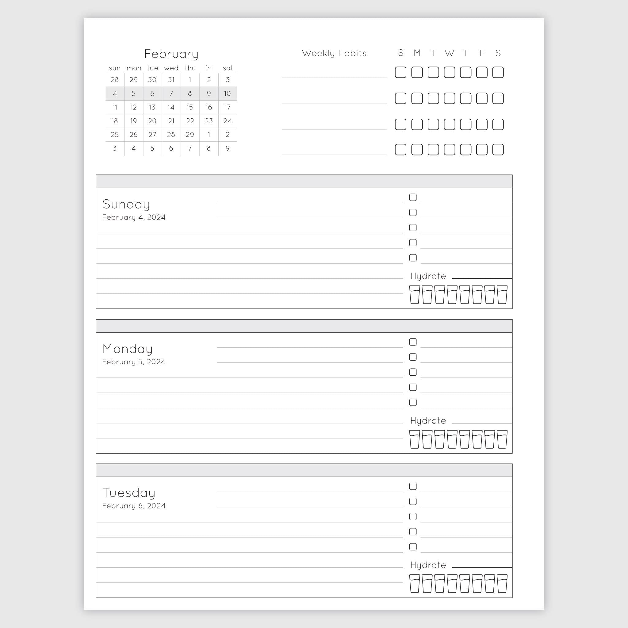 The Works Galaxy - Weekly Planner Personalized - Colibri Paper Co