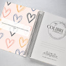The Works Hearts - Daily Planner Personalized - Colibri Paper Co