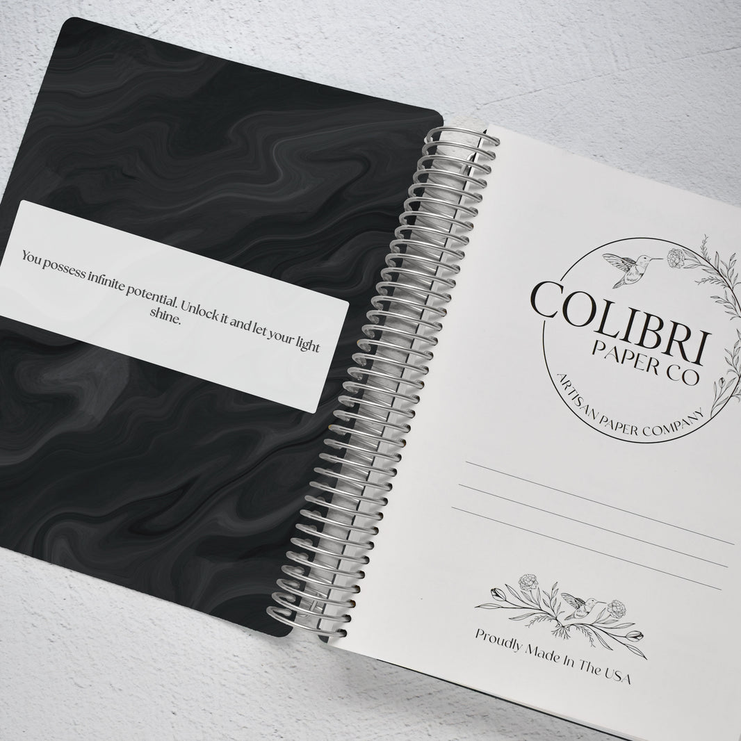 Weekly Vertical Lined Planner - 12 Month Weekly - Colibri Paper Co