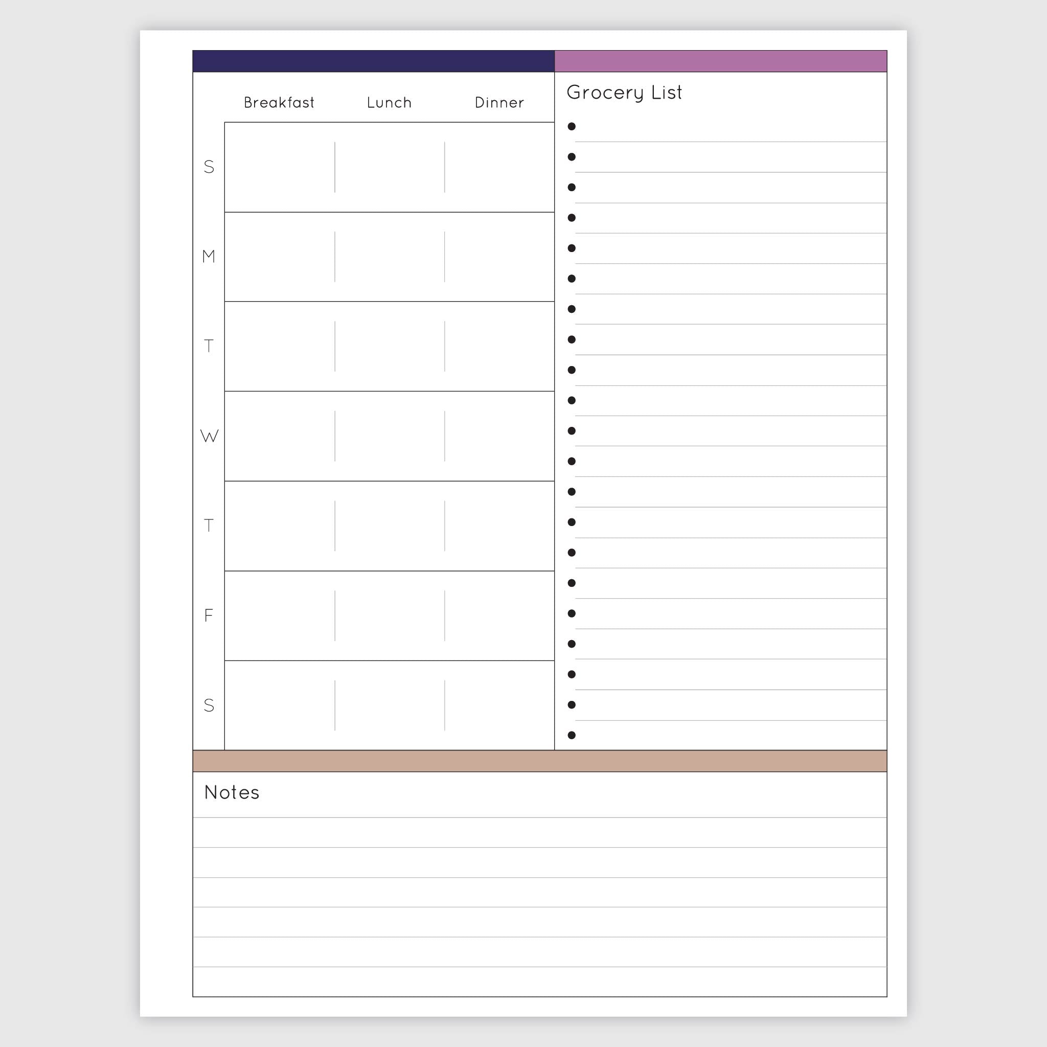 The Works Galaxy - Weekly Planner Personalized - Colibri Paper Co