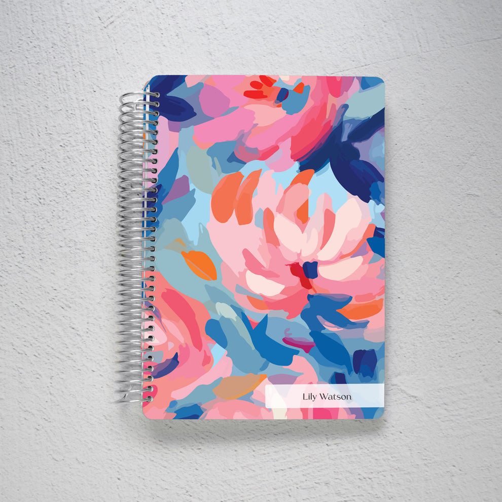 Personalized Notebook - Personal Notebook Blossom - Colibri Paper Co