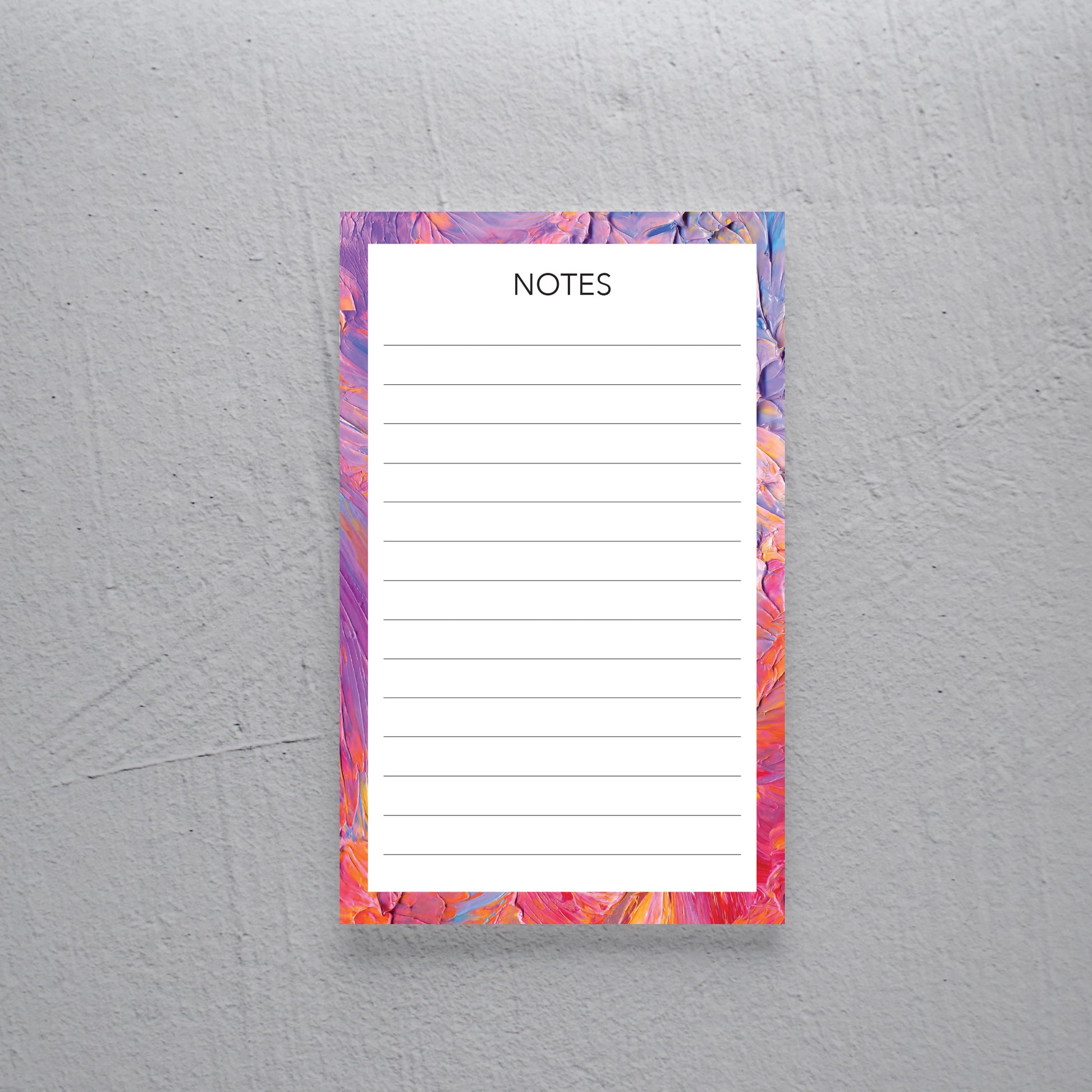 Acrylic Notepad - 5x8 - Colibri Paper Co