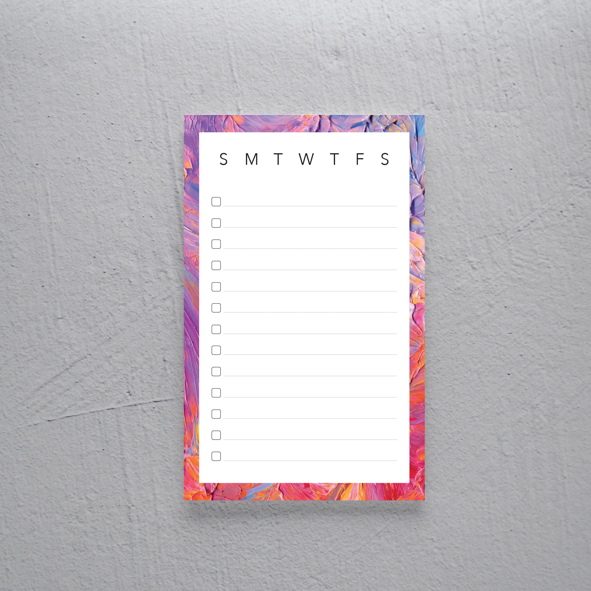 Acrylic Notepad - 5x8 - Colibri Paper Co