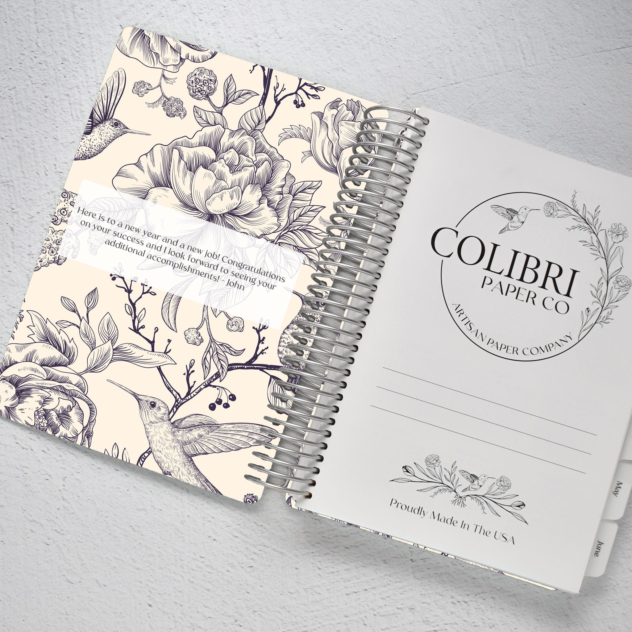 The Works Colibri - Daily Planner Personalized - Colibri Paper Co