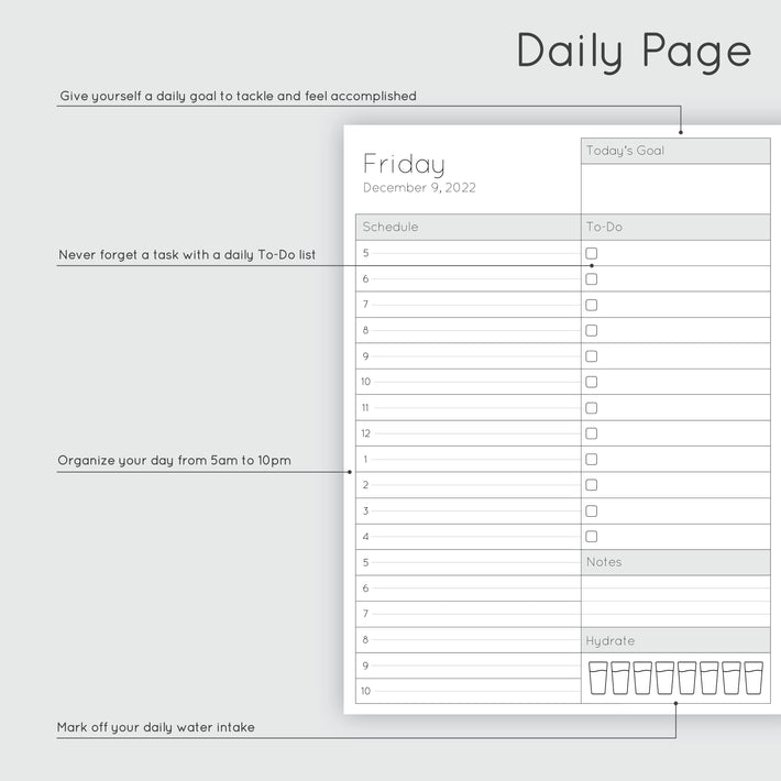 The Works Colibri - Daily Planner Personalized - Colibri Paper Co