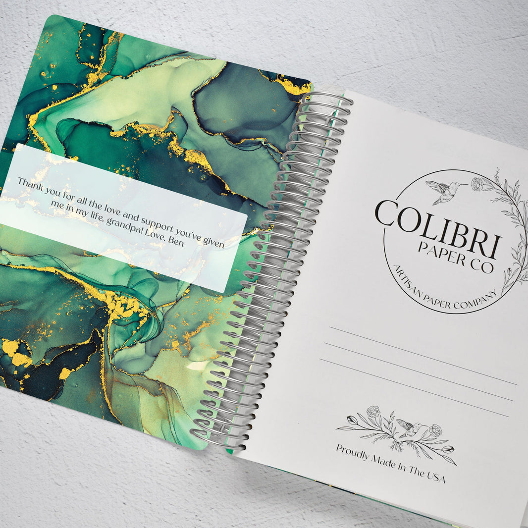 Weekly Planner - 12 Month Vertical Weekly Planner - Colibri Paper Co