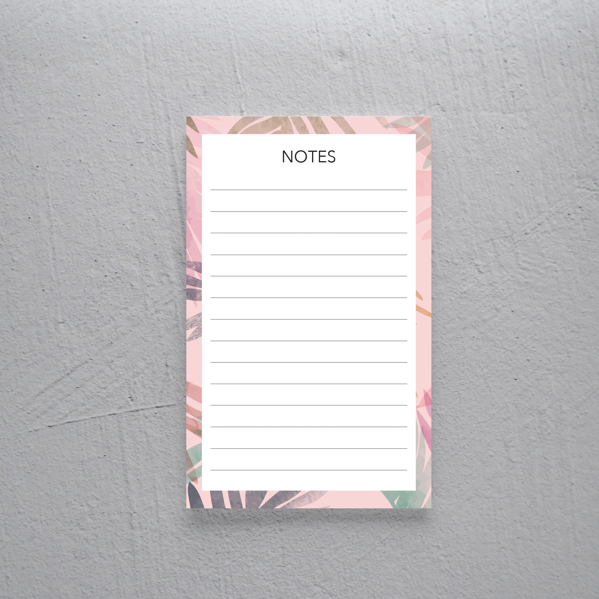 Palms Notepad - 5x8 - Colibri Paper Co