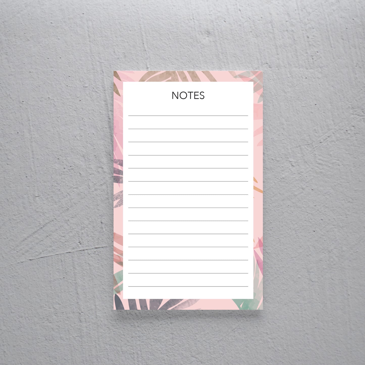 Palms Notepad - 5x8 - Colibri Paper Co