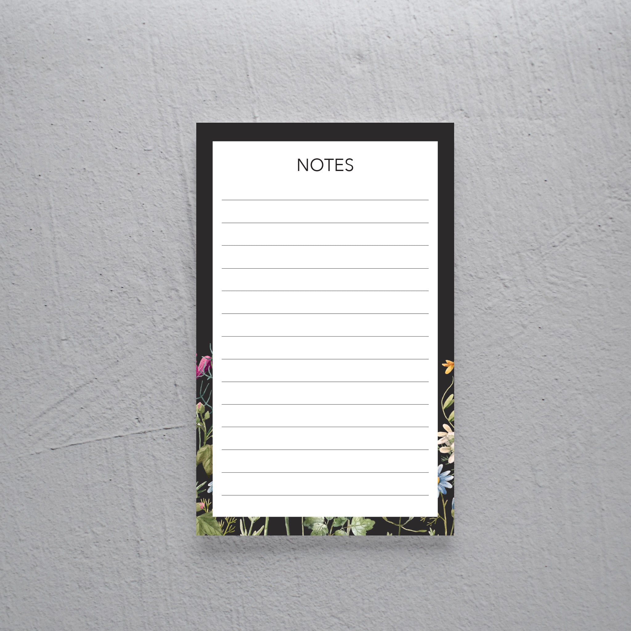 Wildflowers Notepad - 5x8 - Colibri Paper Co